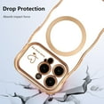 DRQSFA-Magnetic Case for iPhone 14 Pro Max Work with Magsafe, Curly ...