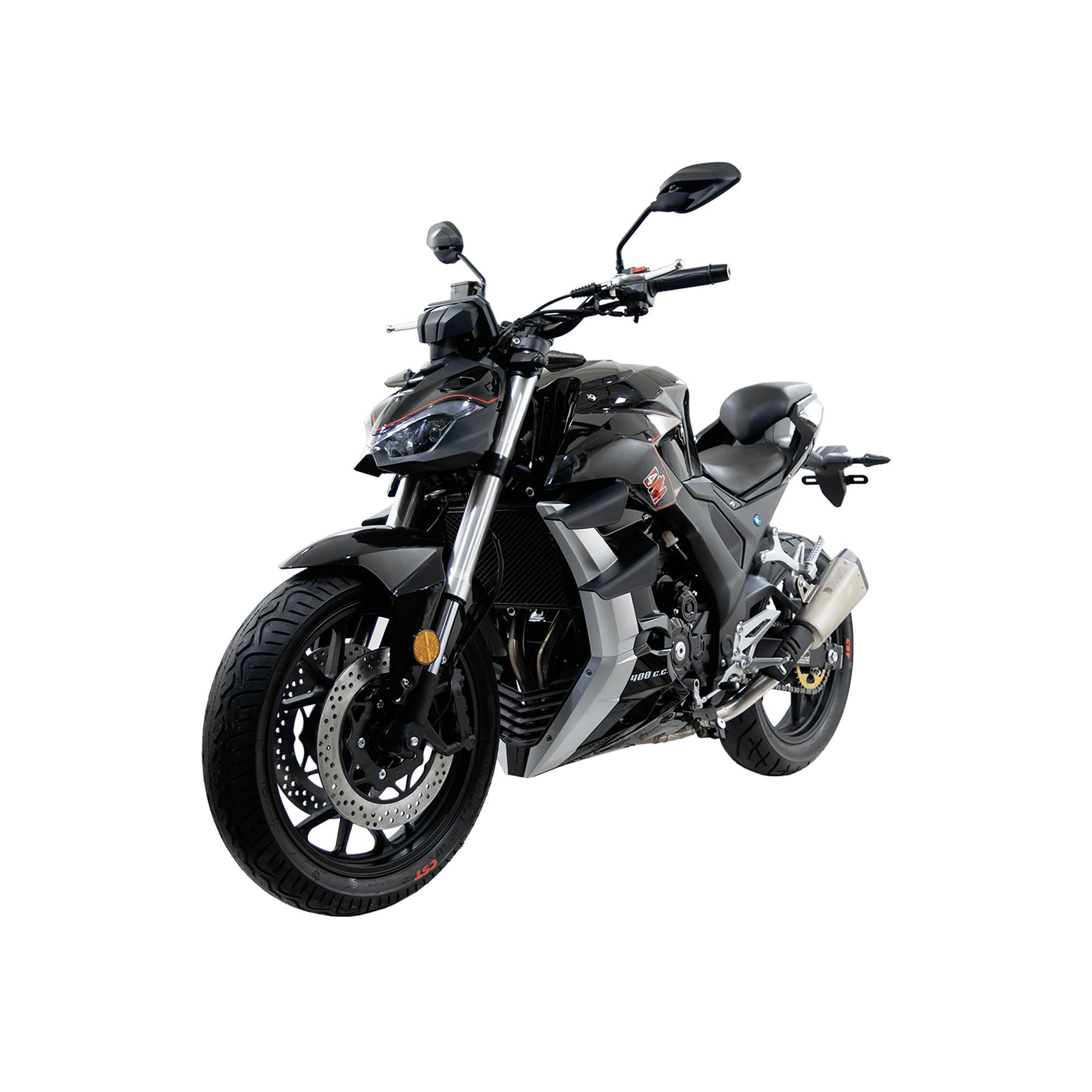 MOTOCICLETA DEPORTIVA DNM 4 400CC NEGRO DINAMO | Bodega Aurrera en línea