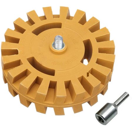 Hongchun 25mm Thickness 4Inch Car Pneumatic Rubber Scrubber Disc Wheel ...