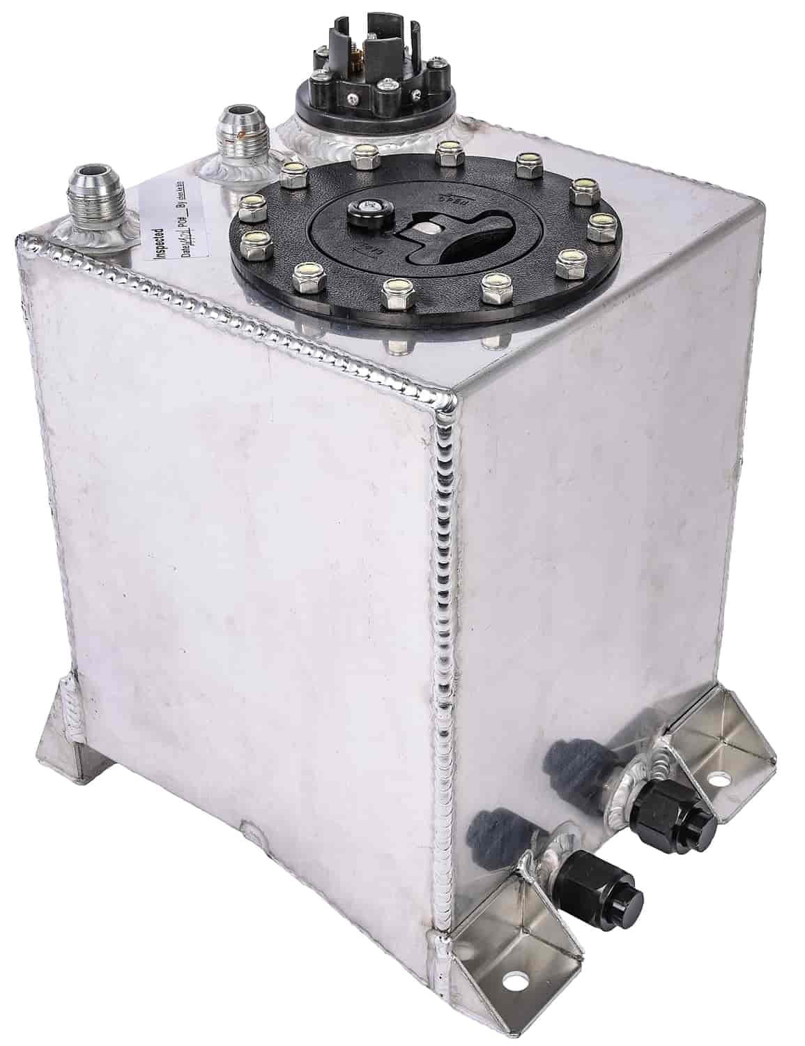 JEGS 15327 Upright Fuel Cell w/ Sending Unit 2.5-Gallon Capacity 8.50 ...