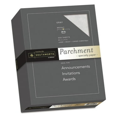 Free Shipping! Southworth Parchment Specialty Paper 24 lb, 8.5 x 11 ...