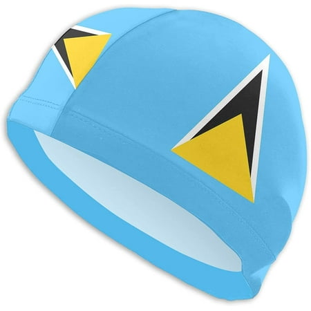 Basketball Torn Swim Cap Swimming Hat for Mans Womens Elasticity ...