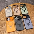 Double Color Ring Bracket Holder Magnetic Phone Case for iPhone ...