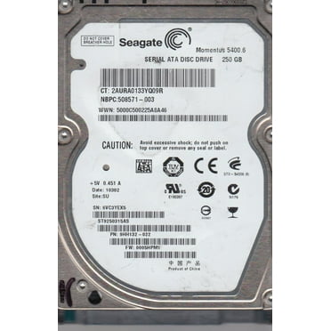 ST380815AS, 5RW, WU, PN 9CY131-020, FW 3.CHF, Seagate 80GB SATA 3.5 ...