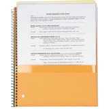 Five Star Single Subject Spiral Notebook with Pockets, College Ruled ...