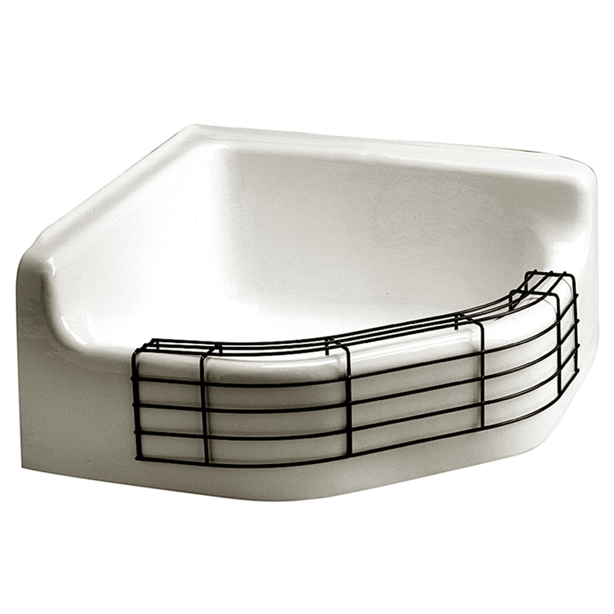 American Standard Florwell Cast Iron Wall Mounted Service Sink in White ...