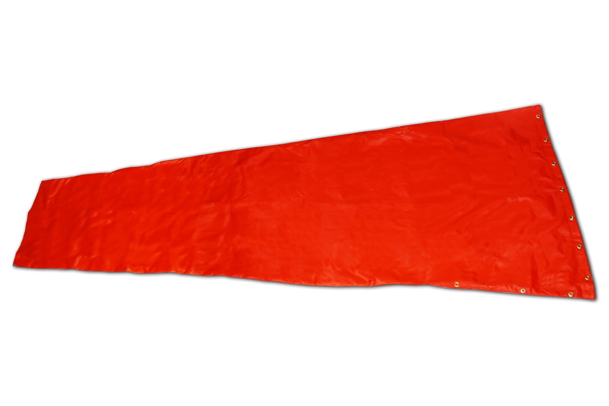 Airport Windsock Corporation 18" X 96" Orange Replacement Windsock 100% ...