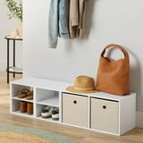 Mainstays 4 Cube Vertical Storage Organizer, White - Walmart.com