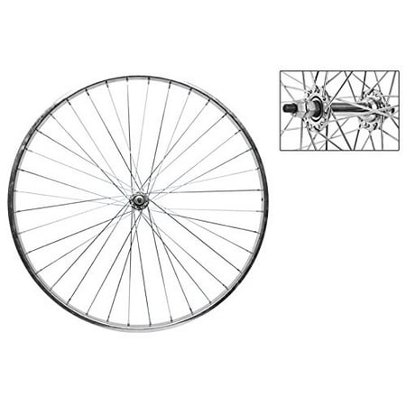 Wheel Master Front Bicycle Wheel 26 x 1 3/8 36H, Steel, Bolt On, Silver ...