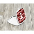 Letter T Football Cardinal and White Compact Mirror CJ1082-TSCM ...