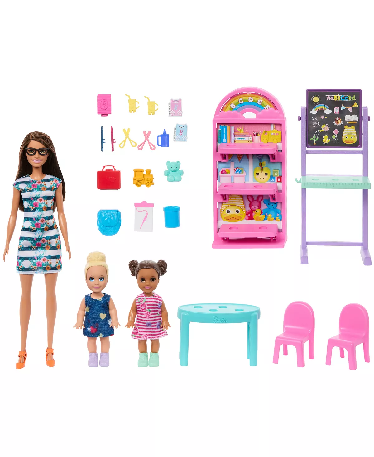 Barbie doll school set store