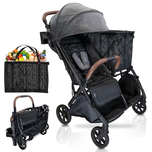 Strolee Baby+ Multi Use Baby Stroller & Personal Shopping Bag (Shadow ...