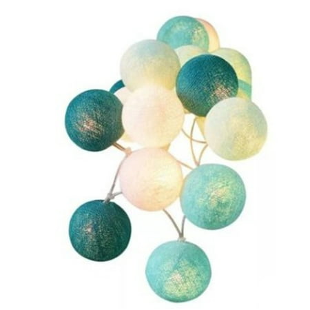 Cotton Ball Fairy Lights Battery Operated - 3M 20 LED Ball Fairy Lights ...