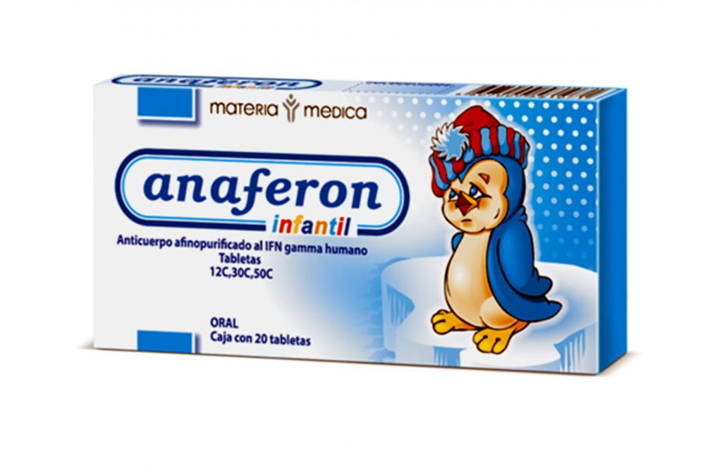 Anaferon Infantil 12/30/50c 20 Tabletas | Walmart en línea