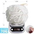 Bath Sponges Loofahs 70g Large Size White 4 Pack,Shower Sponge ...