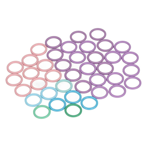 Stitch Markers, Crochet Markers Bright Colors Smoothly Appearance 40Pcs ...