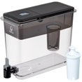 UltraMax Large Water Dispenser with 1 BritaPlus Filter, 27 Cup, Black ...