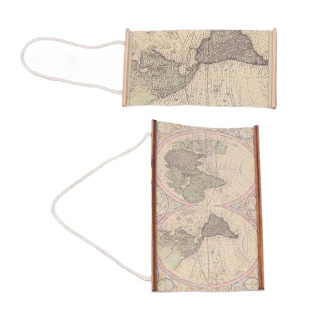 Mini Wall Chart World Map, Doll Mini World Map Stimulate Ornament Safe ...