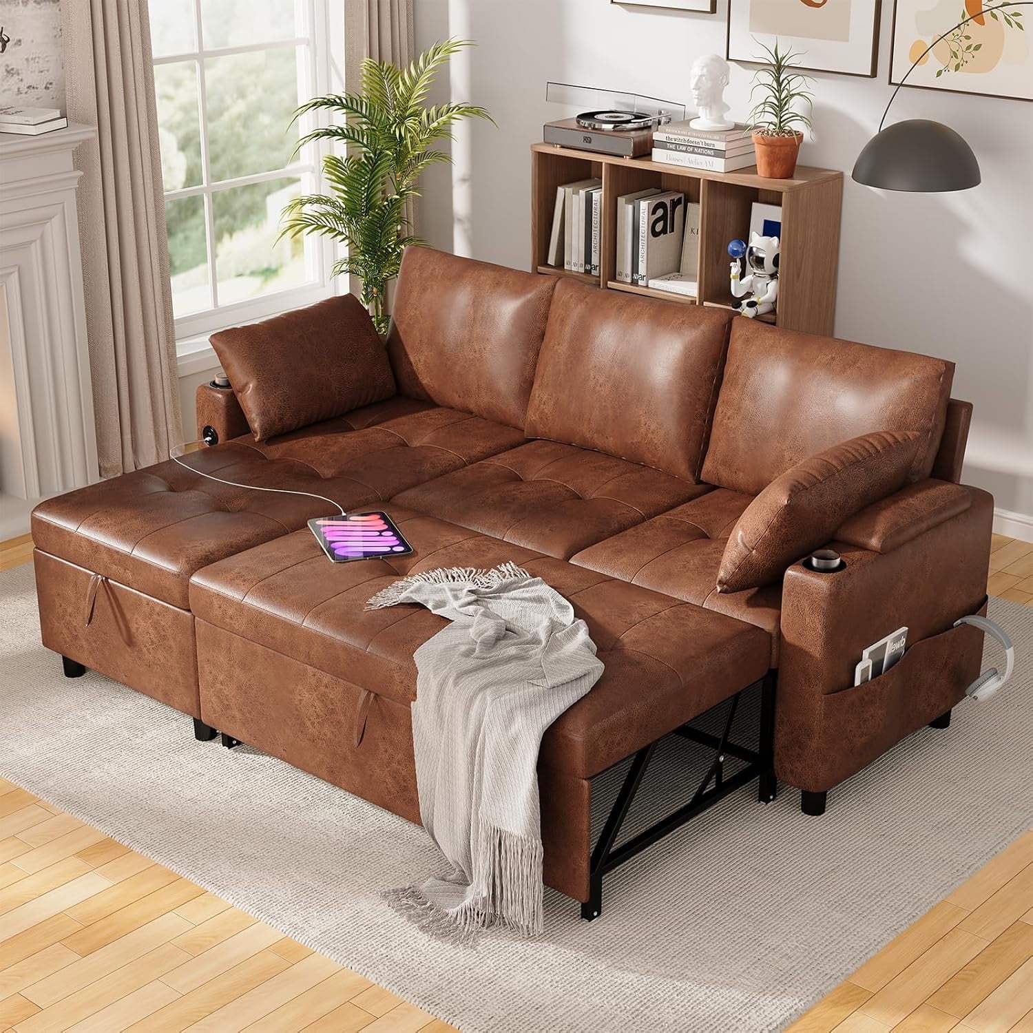 Click here for Aecojoy Sleeper Sofa Bed With Storage  Sectional C... prices