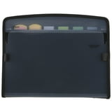 Five Star 7-Pocket Expanding File with Reminder Tabs, Black (35294 ...
