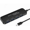 LINYAN-4-Port USB 2.0 Hub, Micro USB OTG Expander with HS8836AB Chip ...