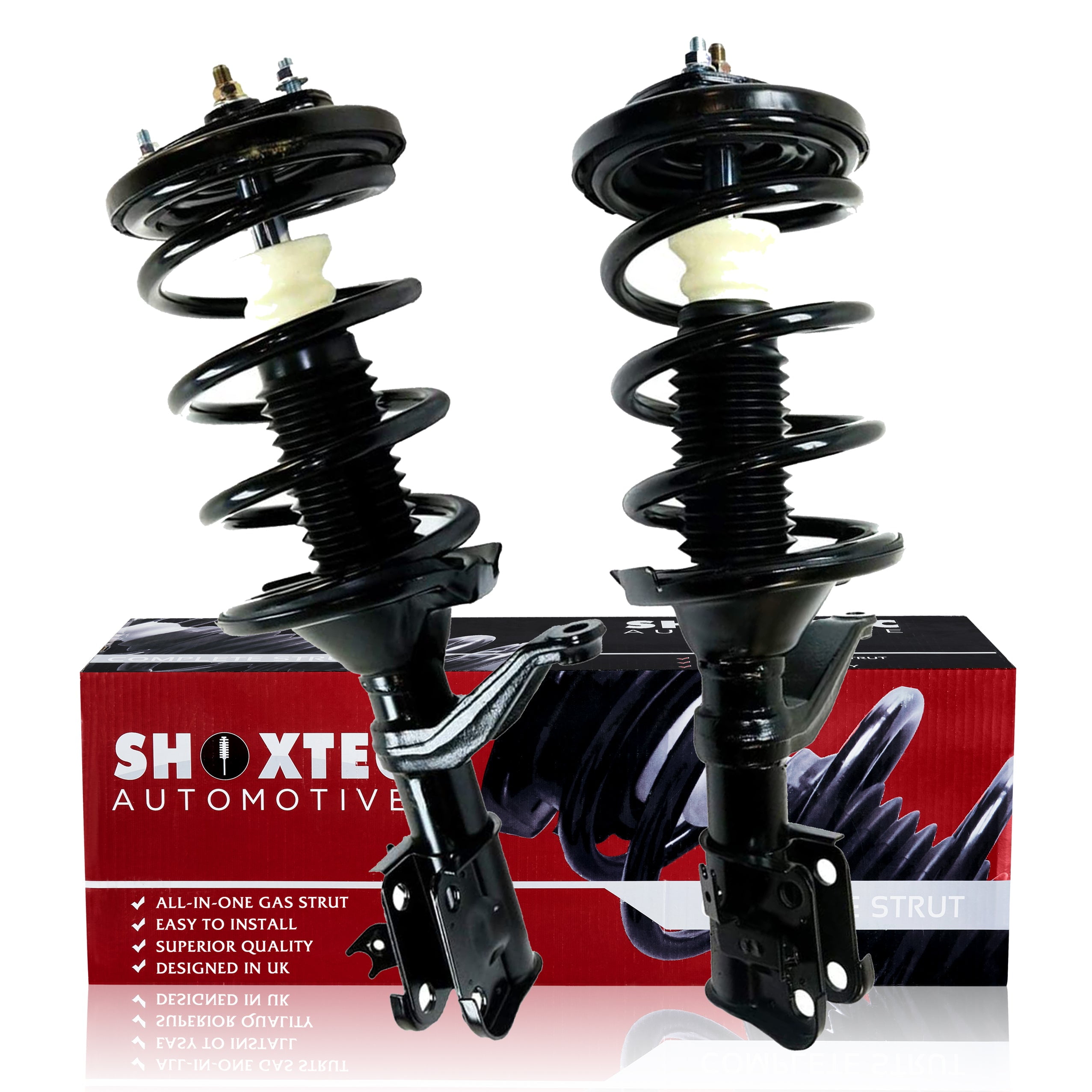 Shoxtec Front Complete Struts Coil Spring Assembly For 2003 2004 2005