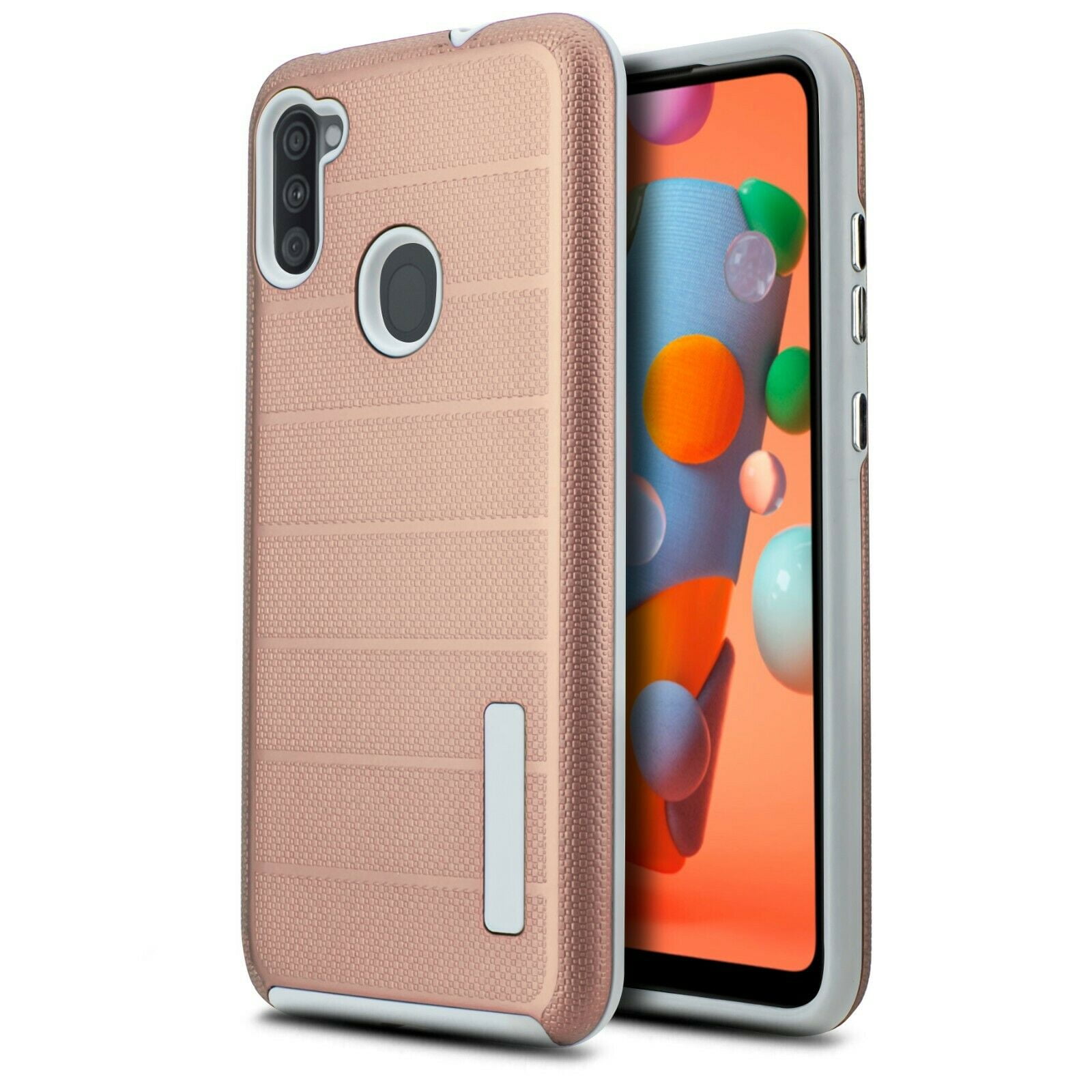 for Samsung Galaxy A11 Case Phone Case Shock Proof Edges Hybrid Hard ...