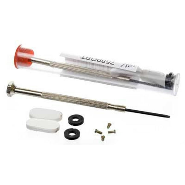 Eyeglass Repair Kit (Screwdriver, 4 Mixed screws, 2 Hinge Rings, 2 Nose ...