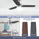 Prominence Home Reston 42" Pewter Ceiling Fan with Light, 3 Blades ...