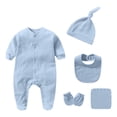 Baby Bodysuit Casual Summer Outfit Basic Solid Color Short Sleeve ...