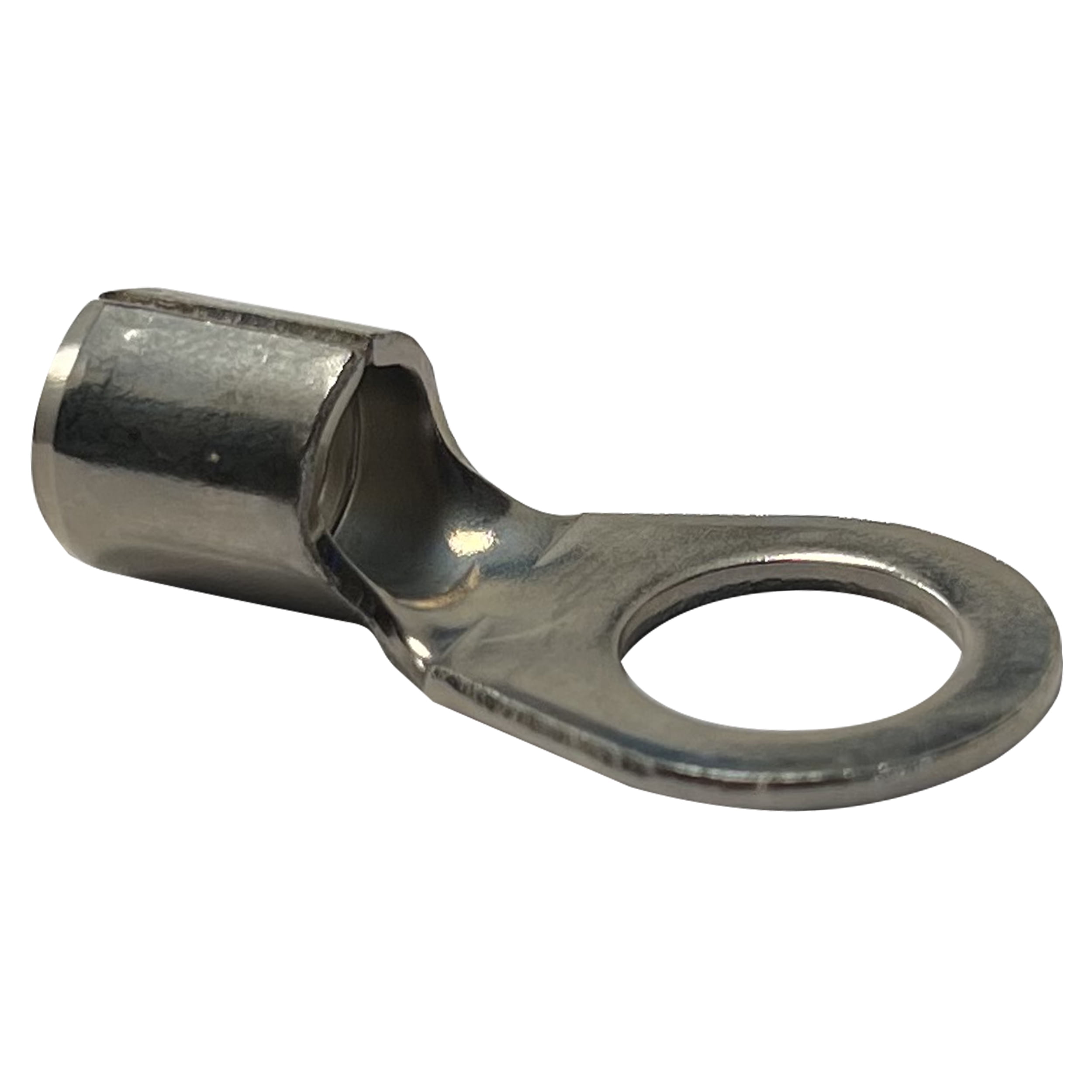 (100) High Temperature Non-Insulated Ring Connector 6 Gauge AWG 3/8 ...