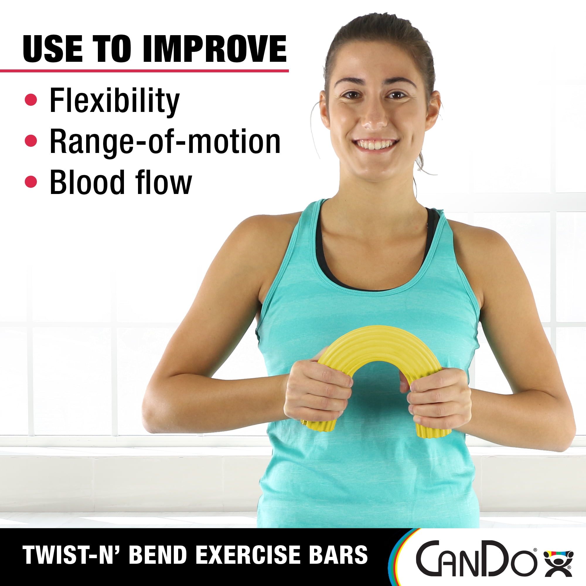 Buy CanDo Twist-n' Bend Flexible Resistance Bars For Grip And Forearm ...