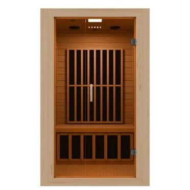 Sauna for Home, 2-3 Person Far Infrared Sanua, Canadian Hemlock Low EMF Dry Sauna Room with ...