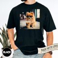 CLOTEX Pomeranian Iced Coffee Shirt, Funny Grunge Aesthetic Pom Coffee ...