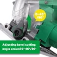 NEWBEAT Electric Circular Saw, 1450W, 185mm Blade, 4500RPM, Adjustable ...