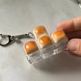 Yvsxxv Keyboard Fidget Toy Keychain, Caramel Bread Clicker With Light ...