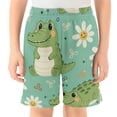 BZSMCE Adjustable Drawstring Casual Shorts With Cute Little Daisy ...