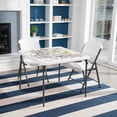 Lifetime 37 inch Square Folding Table, Indoor/Outdoor Commercial Grade ...