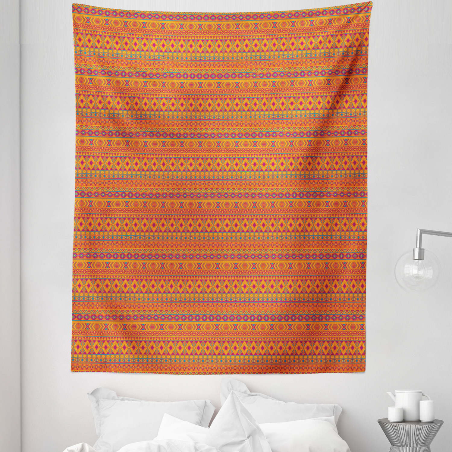 Ethnic Tapestry, Aztec Tribal Bohemian Geometric Repeated Forms in ...