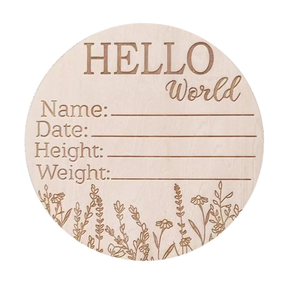 Click here for Wmool Baby Announcement Sign For Hospital - Party... prices