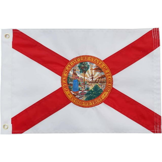 FLAGWIN Florida State Flag 18'' x 12'', Florida Nautical Flags with ...