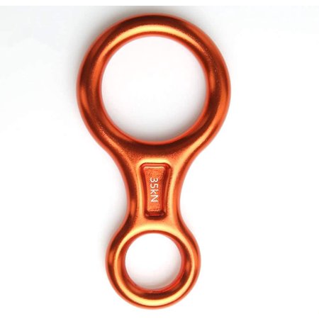 Outdoor Rock Climbing Speed Drop 8 Word Loop Descender (orange ...