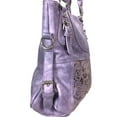 Zzfab Double Handle Laser Cut Big Hobo Bag Levander - Walmart.com