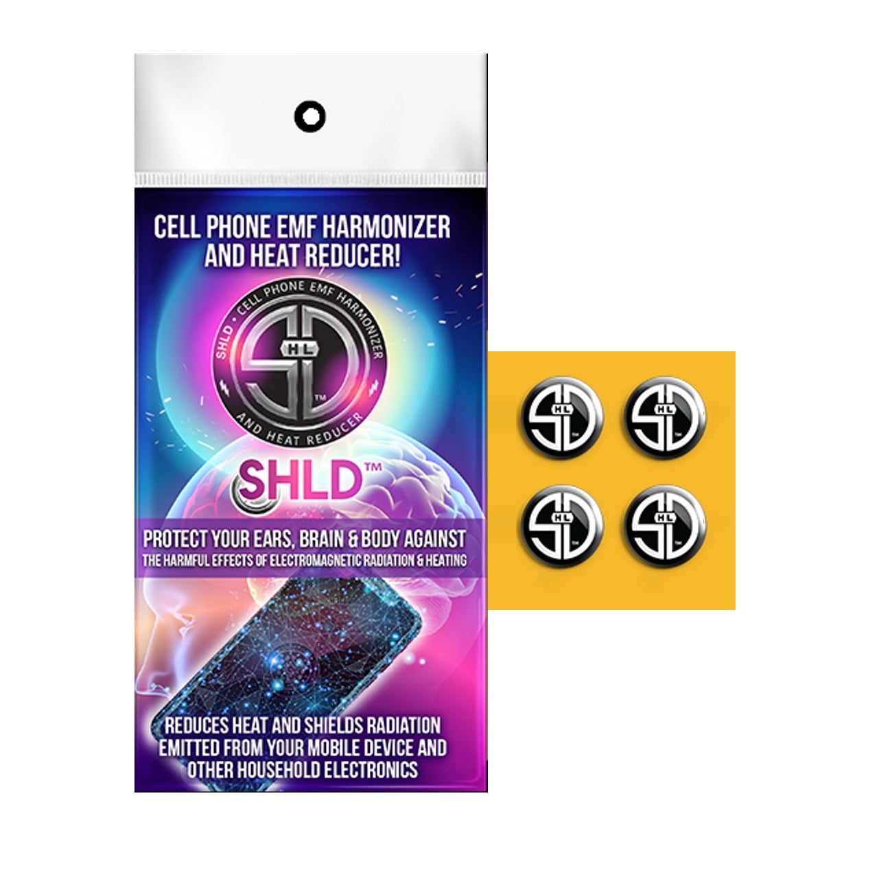 SHLD Cell Phone EMF Harmonizer and Heat Reducer - Protects from Cell ...