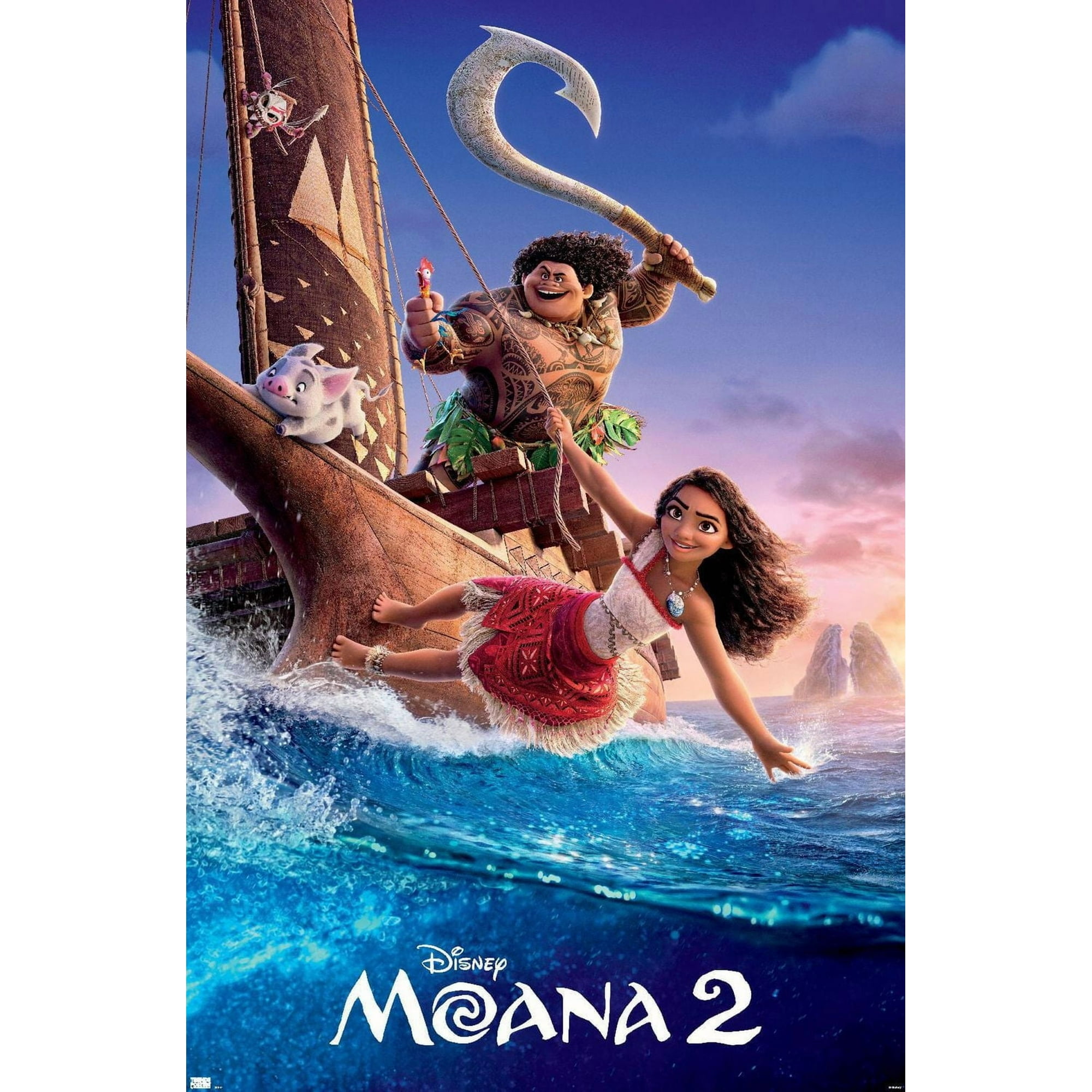 Click here for Trends International Disney Moana 2 - One Sheet Wa... prices