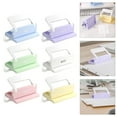 Portable 2-Hole Puncher Double Hole Paper Puncher 5 Sheets Capacity For ...