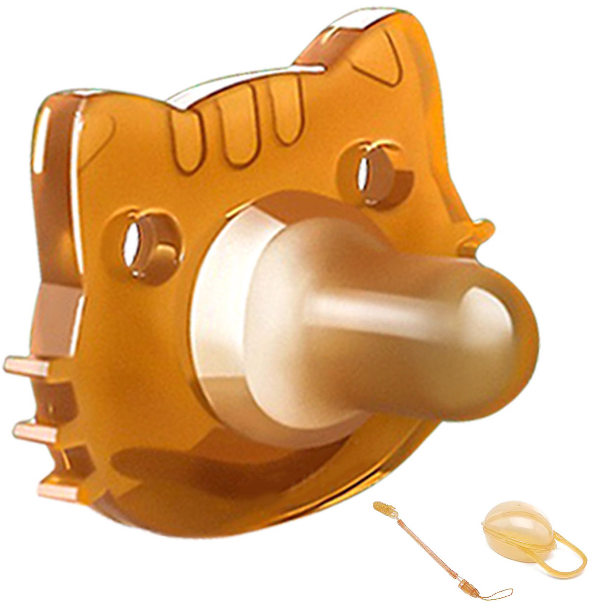 Buy Muross Natural Rubber Pacifier,Eco-Friendly, BPA-Free Round Infant ...