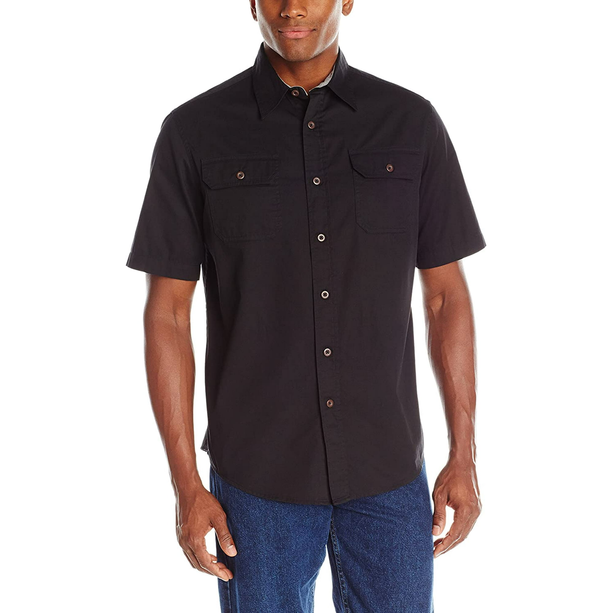 Lgnang Wrangler Mens Authentics Short Sleeve Classic Woven Shirt