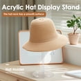 Hat Display Stands Acrylic Cowboy Hat Holder Stand Clear Domed Baseball ...