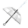 BXIRSM 2-in-1 Transparent Umbrella Water Gun, 27ft Long Range Squirt ...